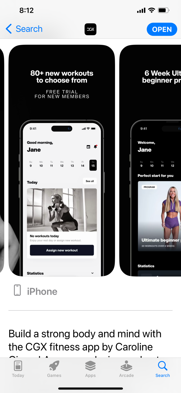CGX Fitness App By Caroline Girvan - My Fitness Routines