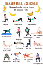 15 Effective Banana Roll Exercises To Lift Your Butt (Like A BBL!) - My ...