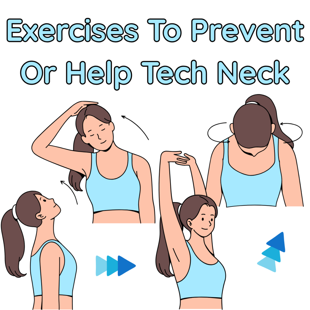 20 Effective Tech Neck Exercises (+ Free Printable Checklist) - My Fitness Routines
